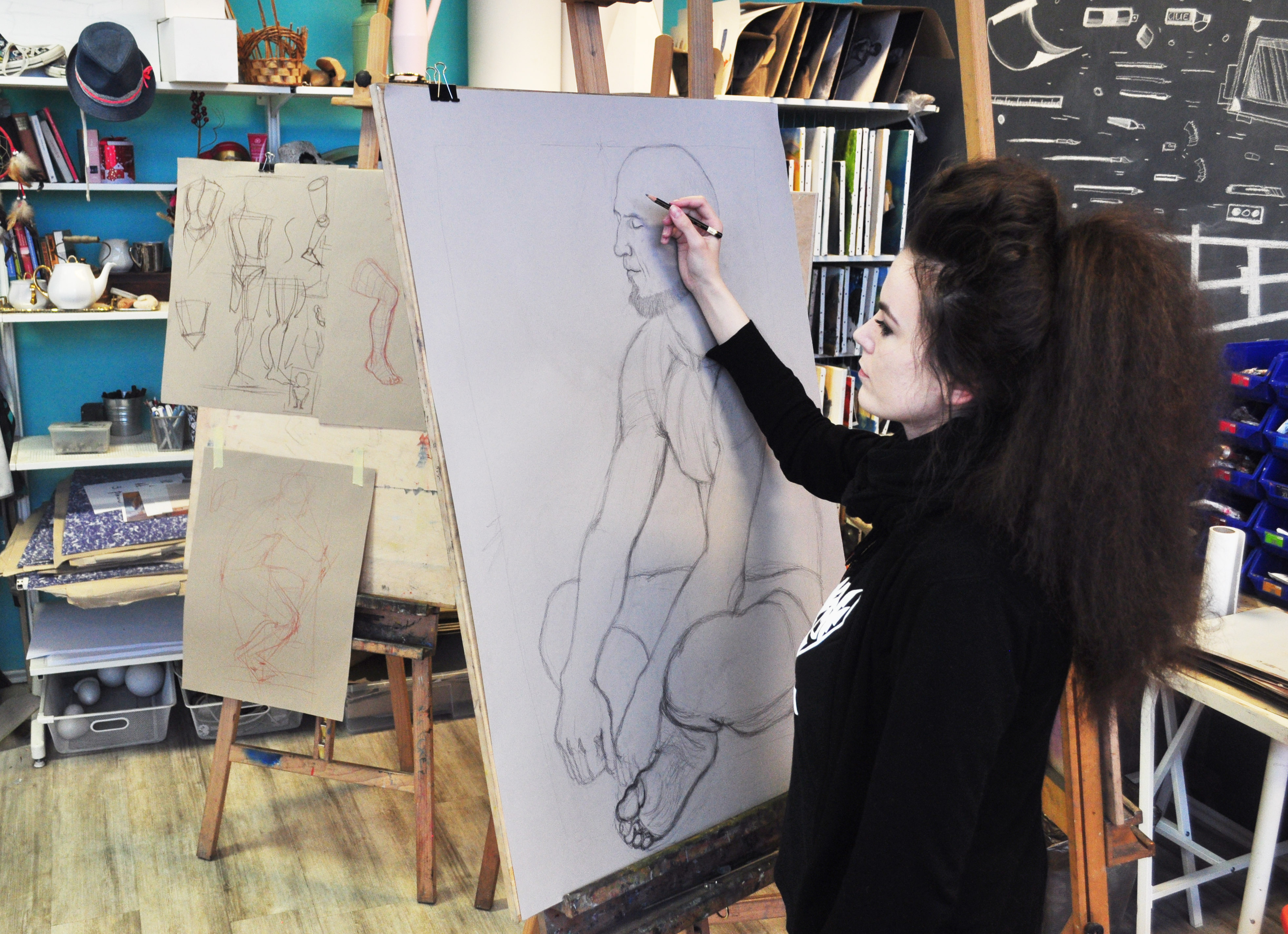 Life drawing Figure and Portrait Course in English | Draw Planet studios